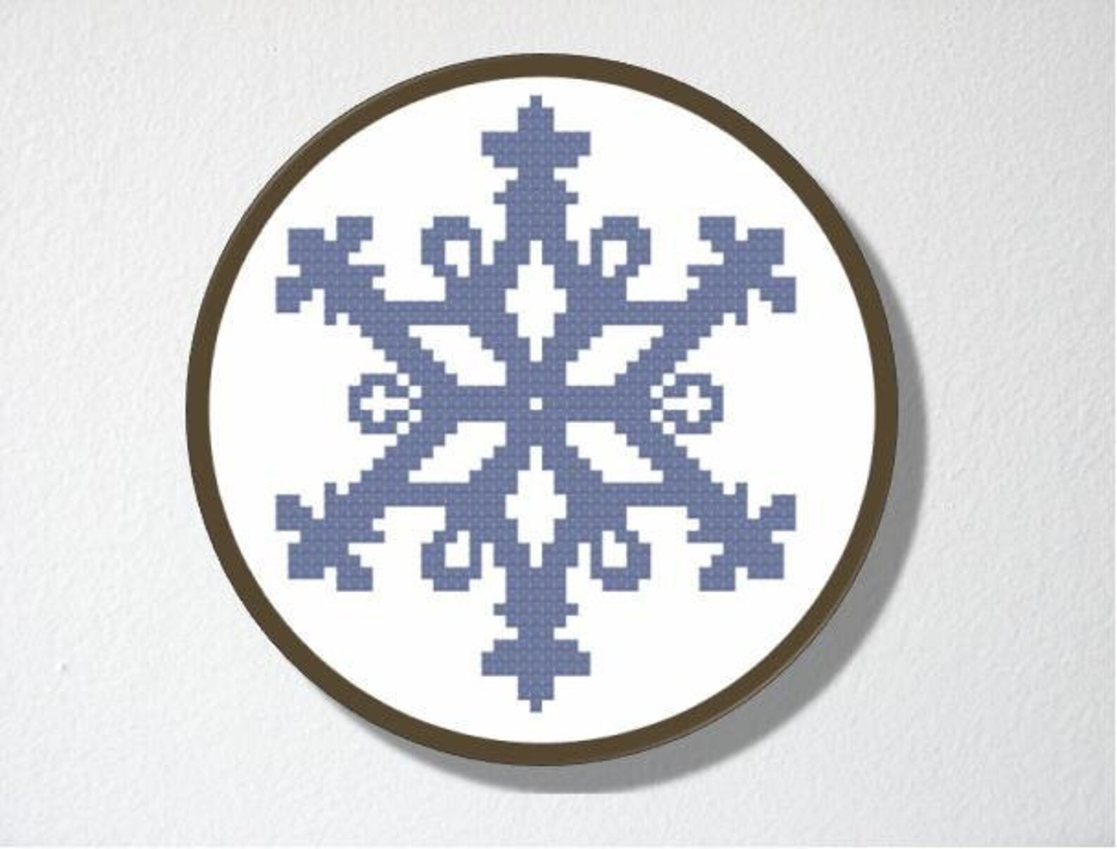 Counted Cross Stitch Pattern PDF. Instant Download. Snowflake - Etsy