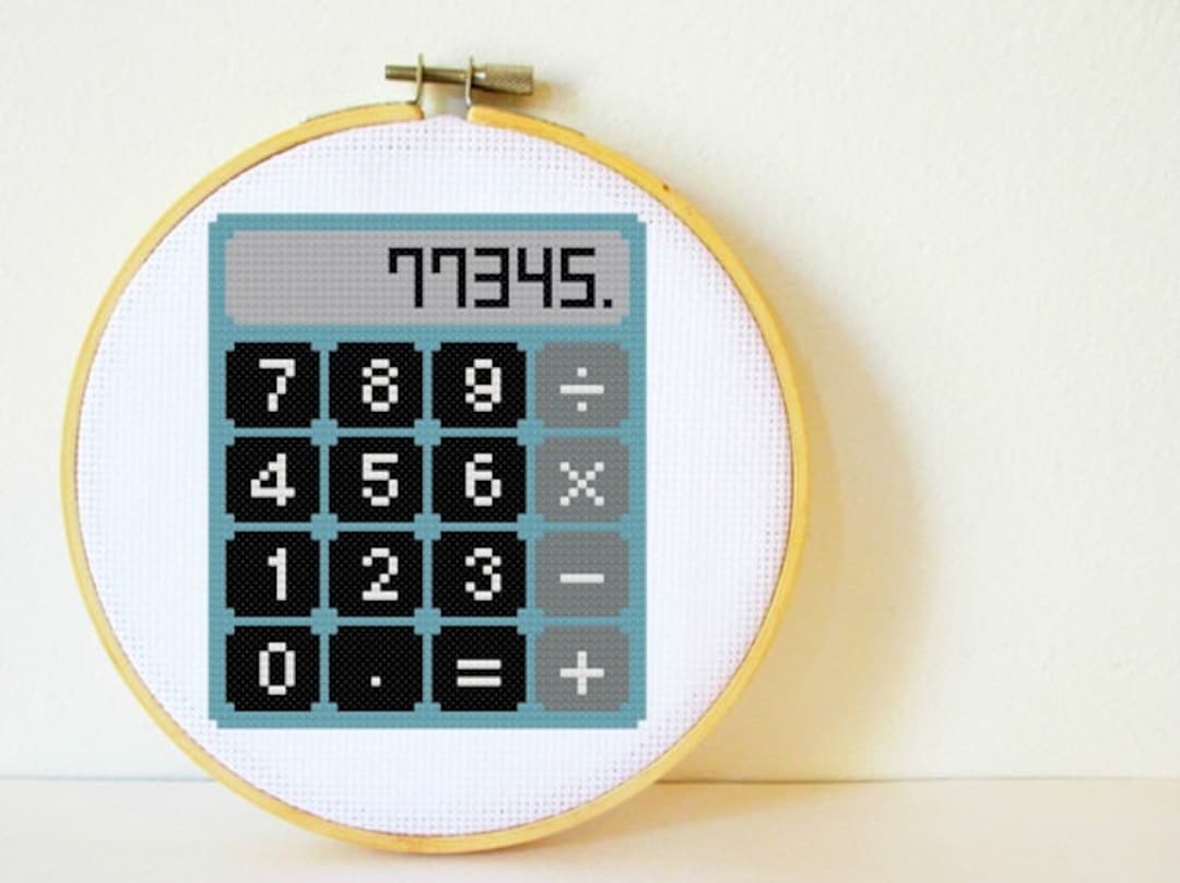 Counted Cross Stitch Pattern PDF. Instant Download. Calculator ...