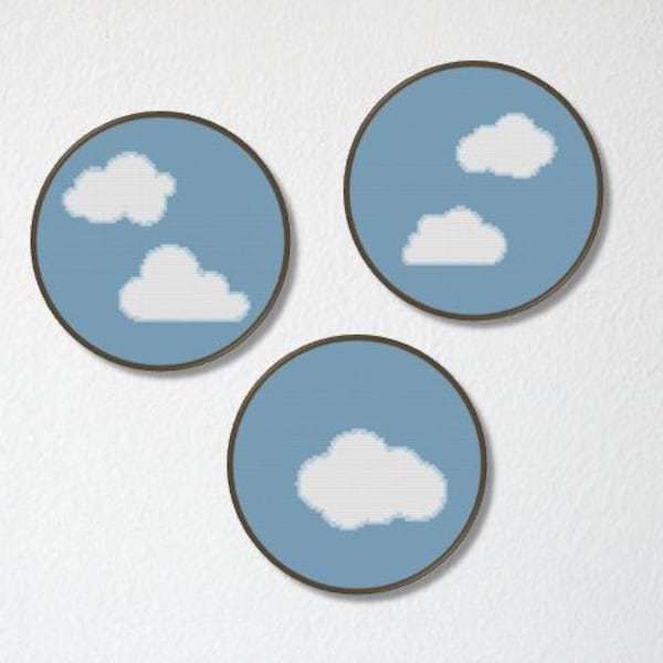 Cloud Cross Stitch Pattern - Etsy