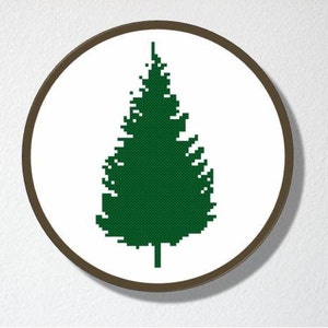 Counted Cross Stitch Pattern PDF. Instant Download. Pine Tree ...