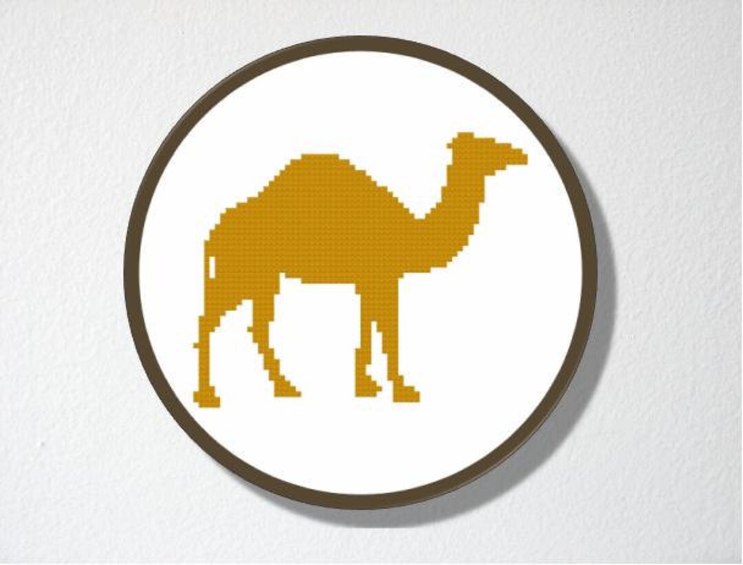 Counted Cross Stitch Pattern PDF. Instant Download. Camel Silhouette ...
