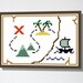 Treasure Map. Counted Cross Stitch Pattern PDF. Instant - Etsy