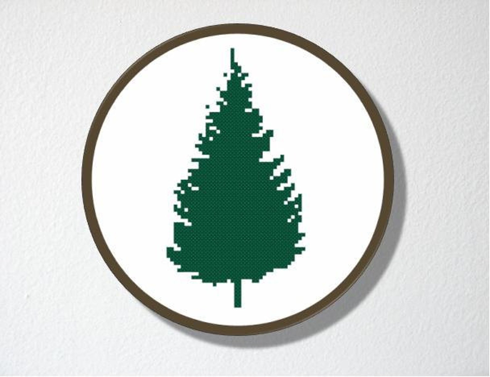 Counted Cross Stitch Pattern PDF. Instant Download. Pine Tree - Etsy
