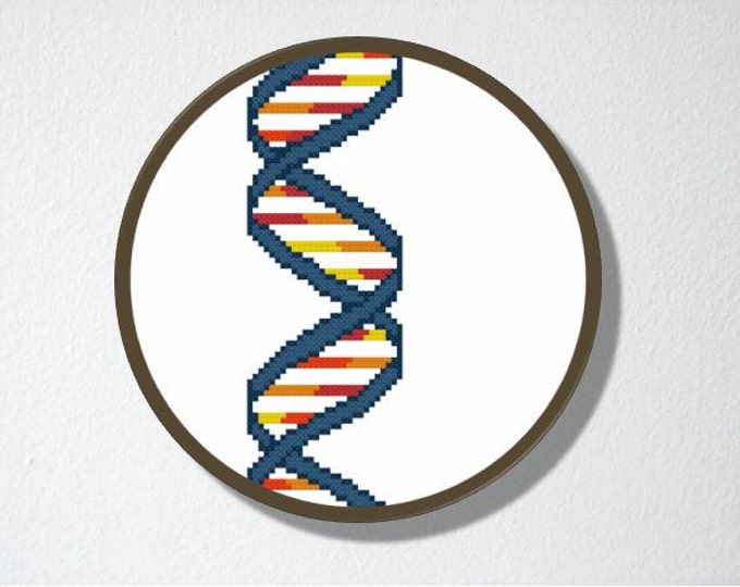 Counted Cross Stitch Pattern PDF. Instant Download. Double Helix ...