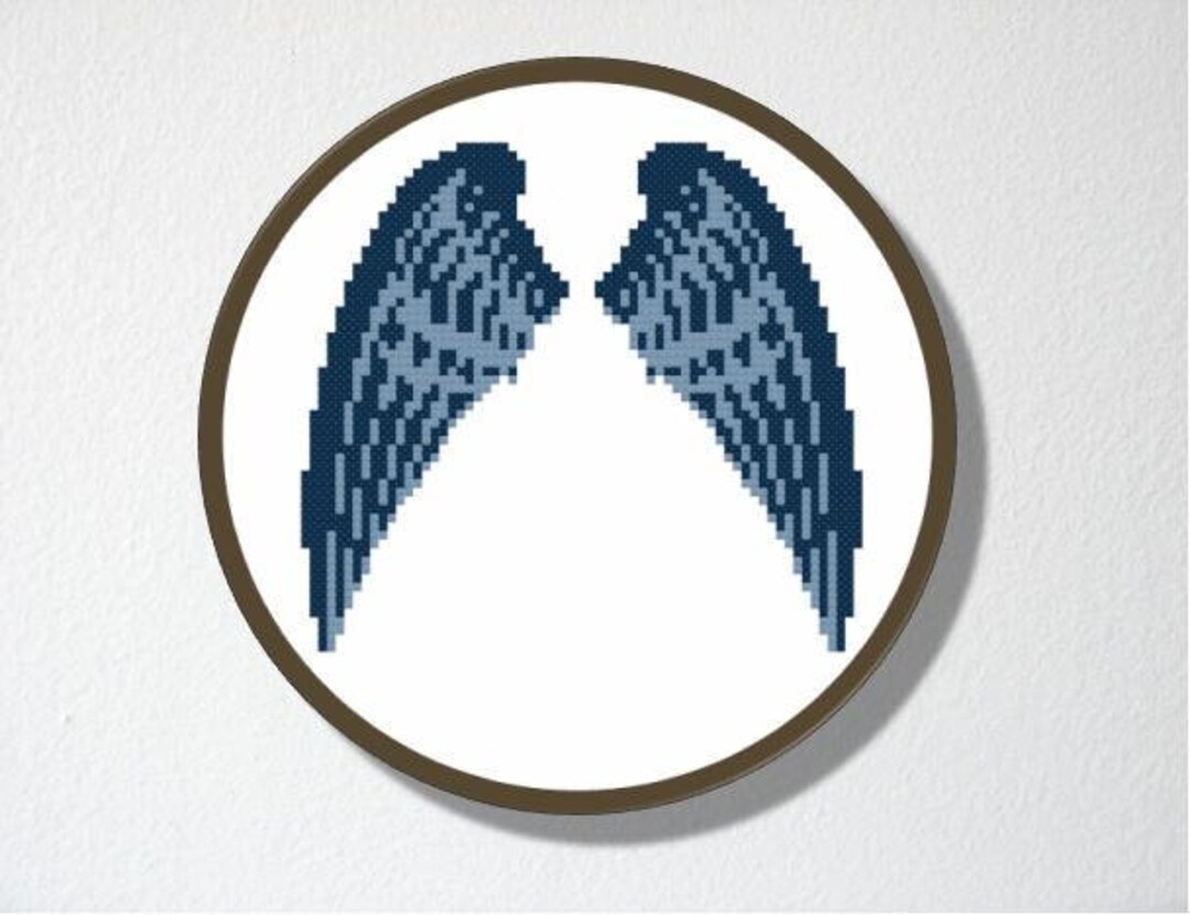 Counted Cross Stitch Pattern PDF. Instant Download. Angel Wings ...