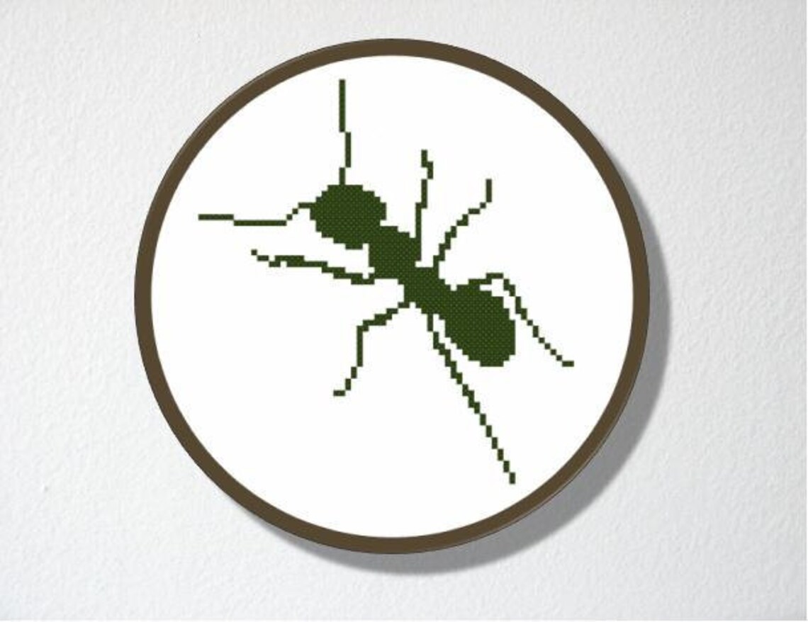 Counted Cross stitch Pattern PDF. Instant download. Ant | Etsy