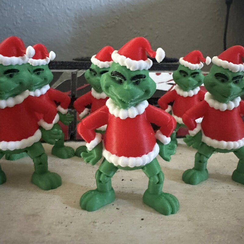 Miniature Grinch Figures - Etsy