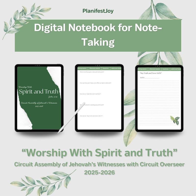 2025 Jw Meeting Workbook - Etsy