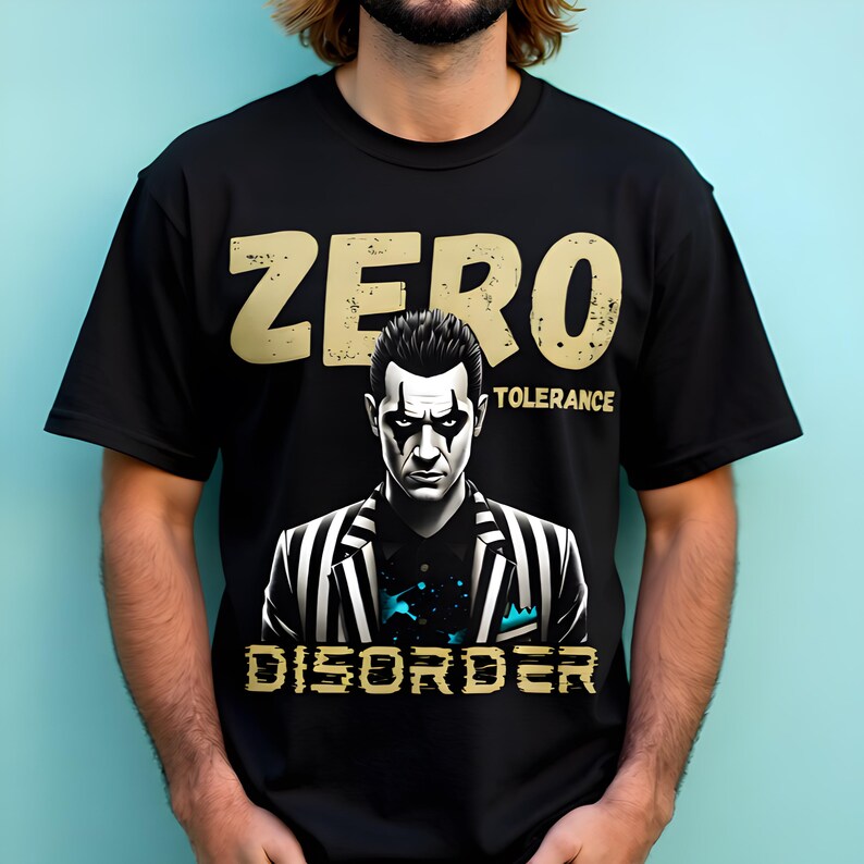 Zero Tolerance Disorder Funny Meme T-shirt | Y2K Retro Streetwear Style ...