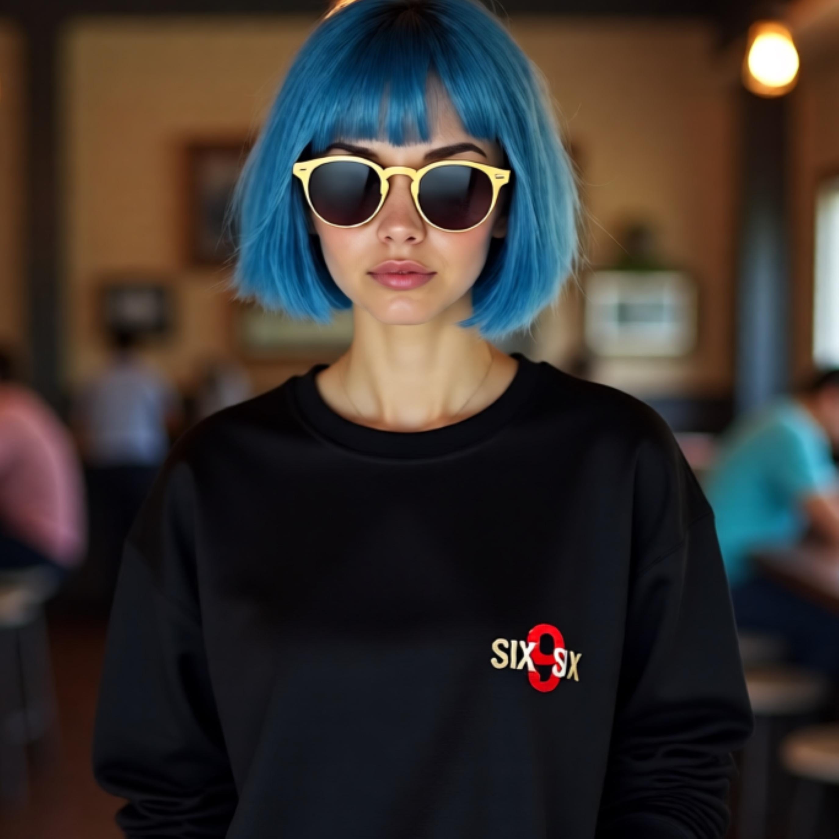 Barcode Graphic Sweatshirt, Y2K Cyberpunk Streetwear, 696 Collection ...