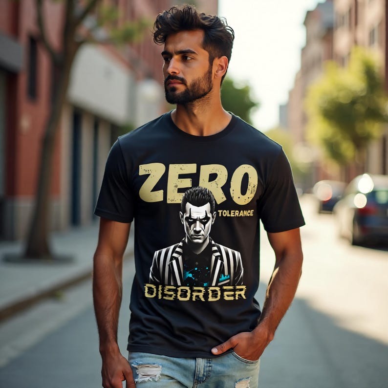Zero Tolerance Disorder Funny Meme T-shirt | Y2K Retro Streetwear Style ...