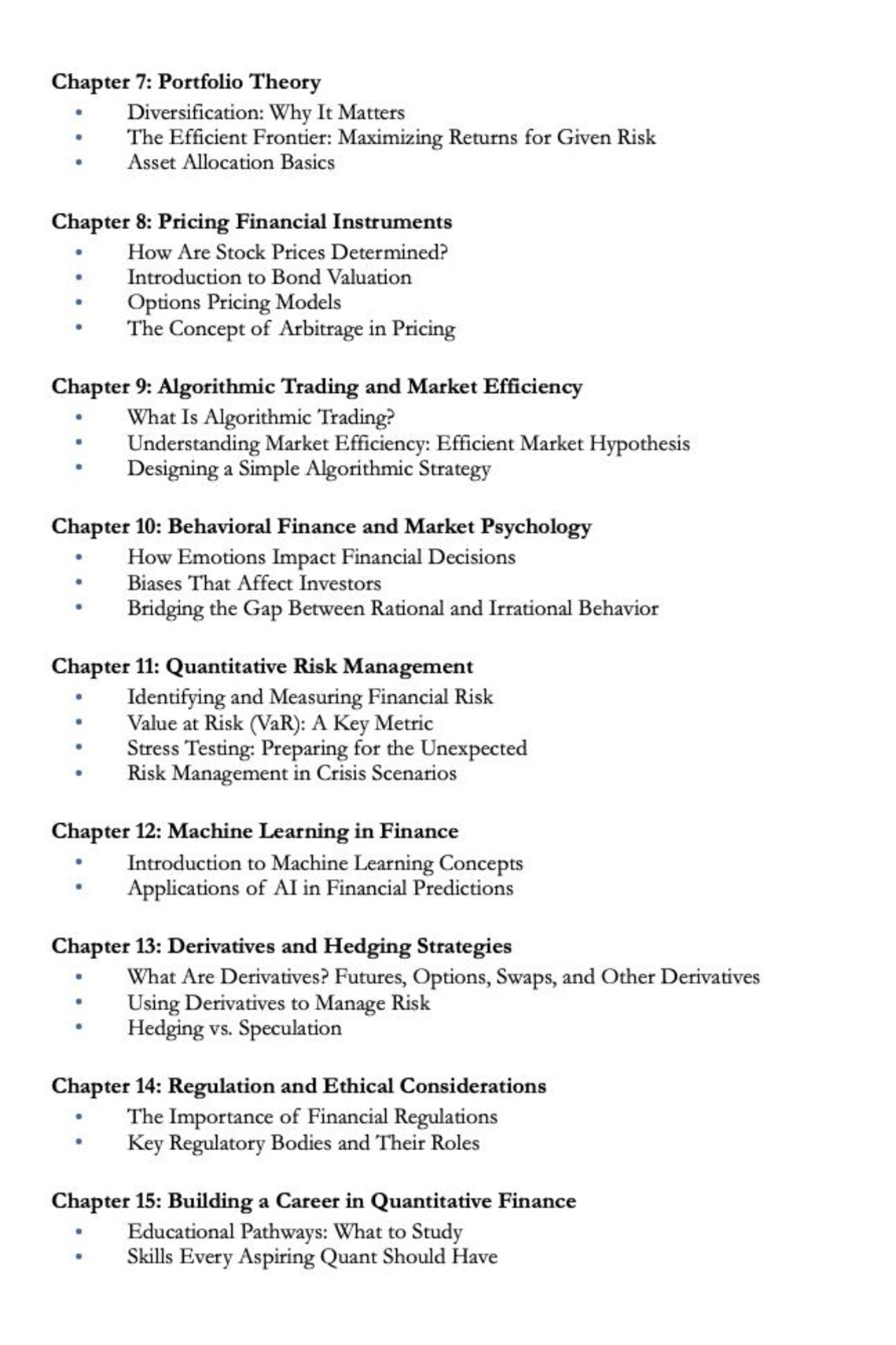 Quantitative Finance for Teens Step by Step - Financial Models ...