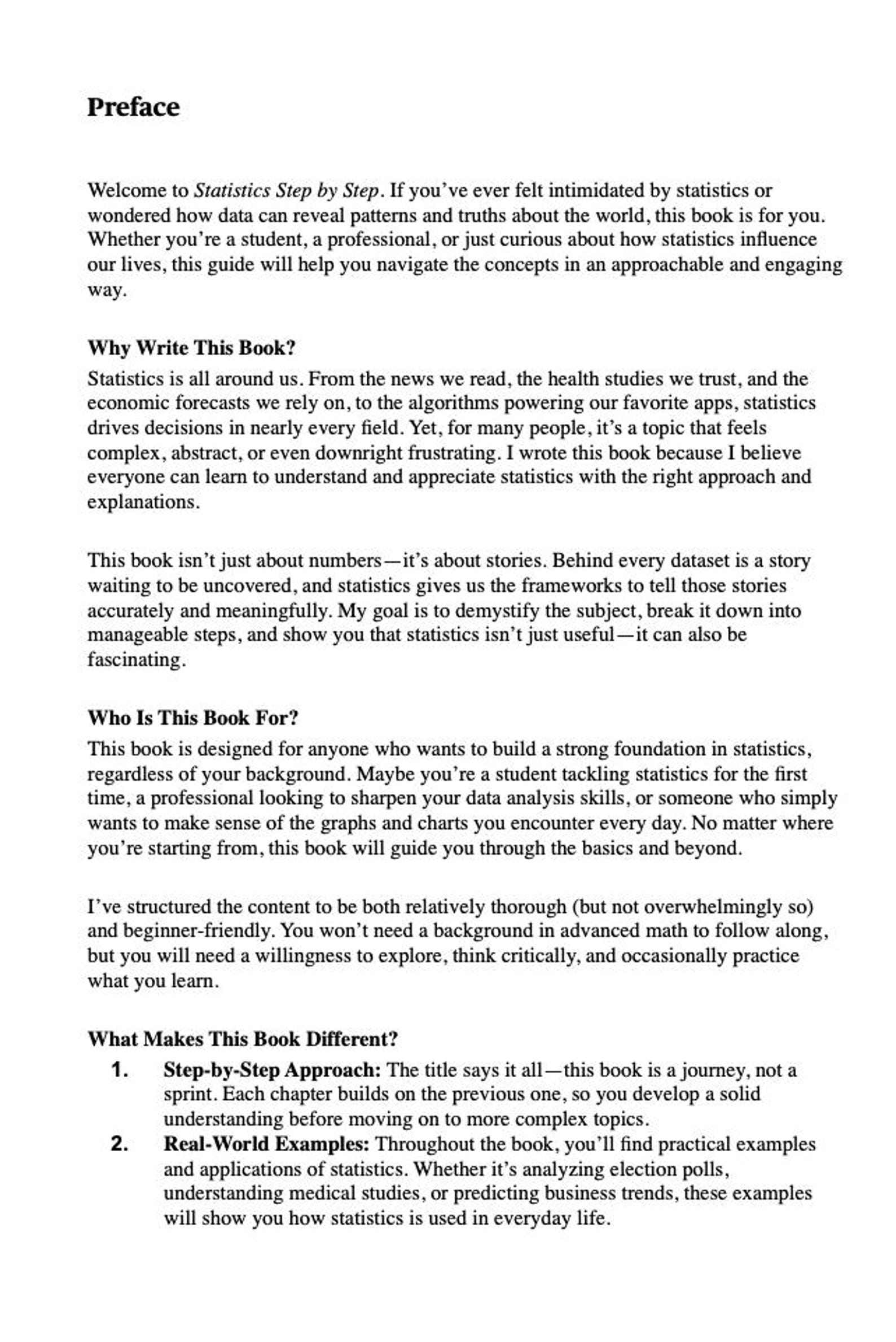 Statistics Step by Step - an Introduction to Understanding Numbers ...