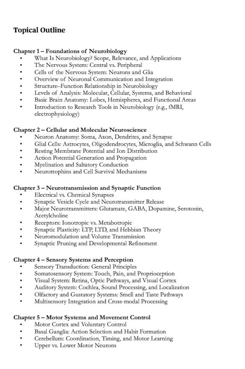 Neurobiology Step by Step - A Structured Introduction to Brain Science ...