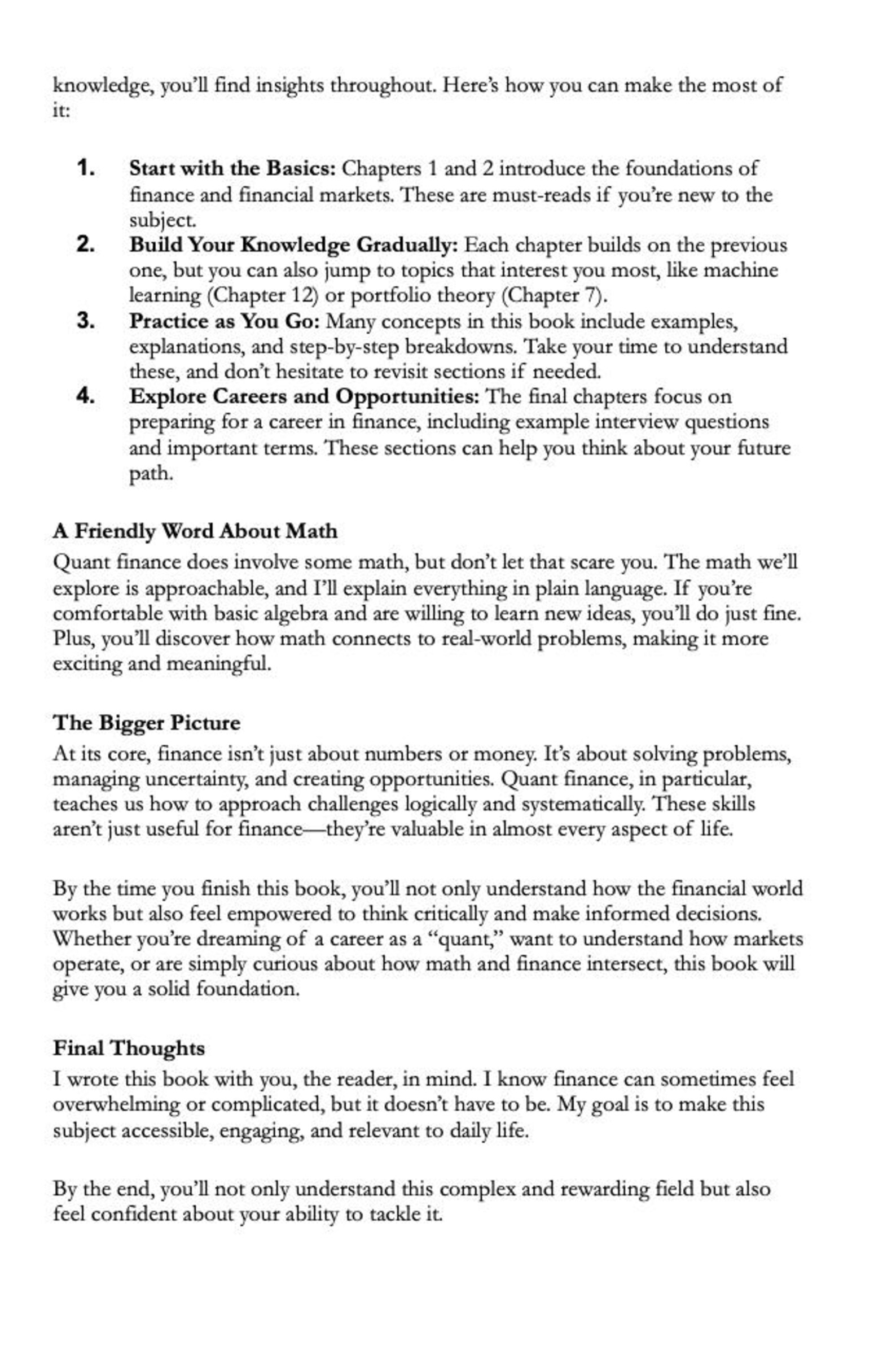 Quantitative Finance for Teens Step by Step - Financial Models ...