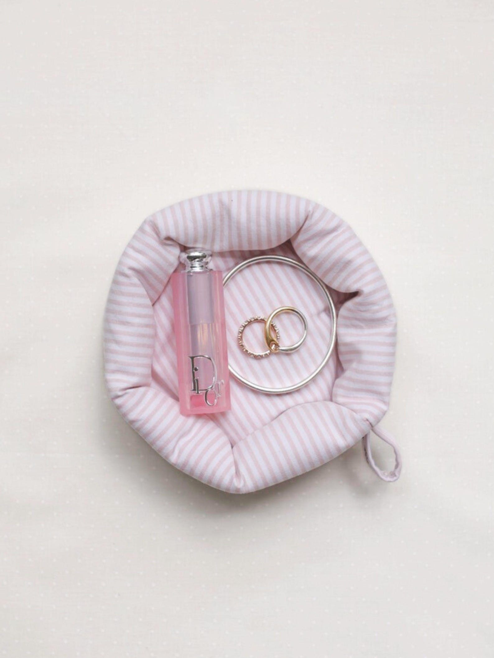 Puffy Makeup & Jewellery Organiser | Small Cotton Vanity Dish ...