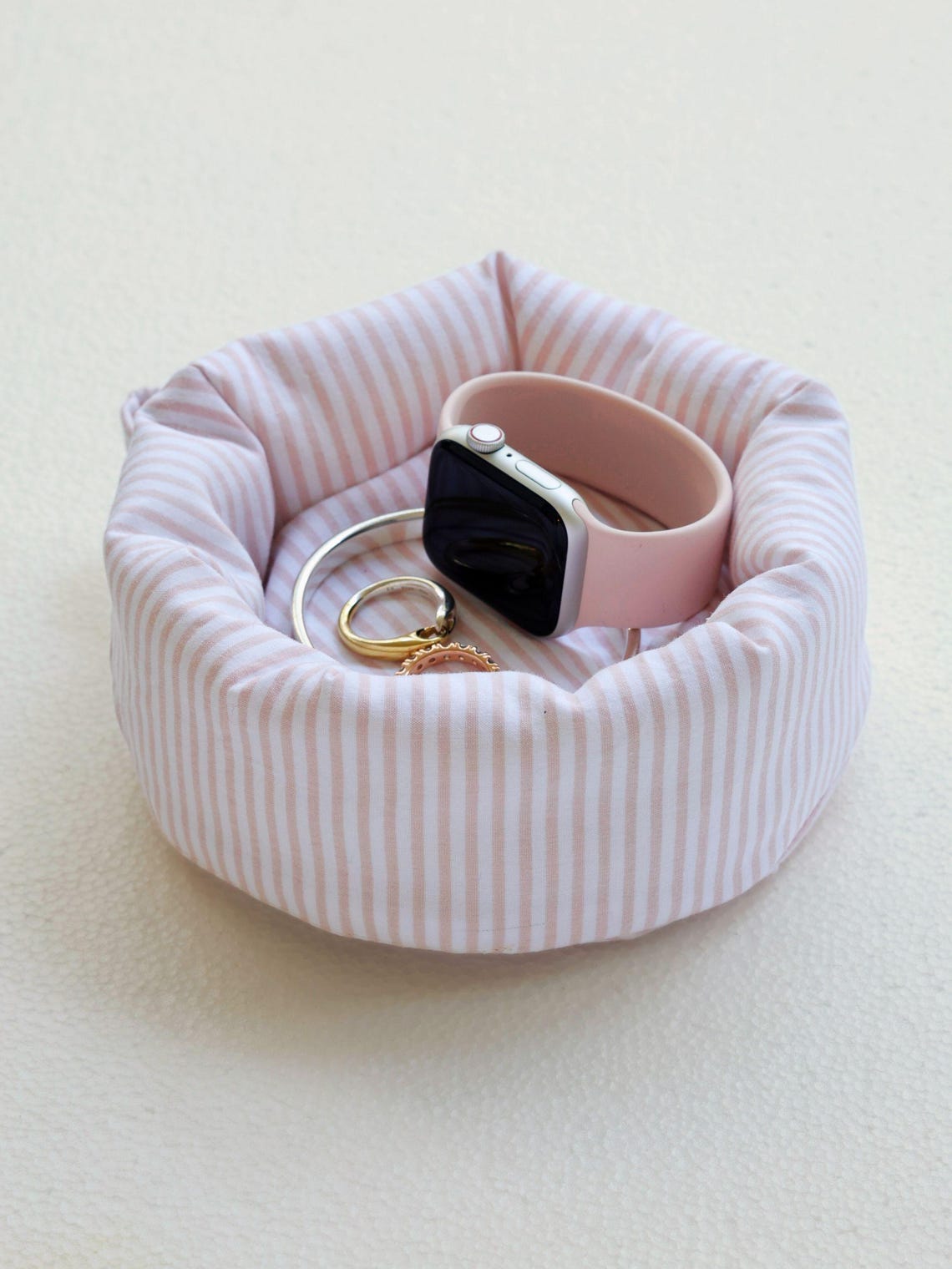 Puffy Makeup & Jewellery Organiser | Small Cotton Vanity Dish ...