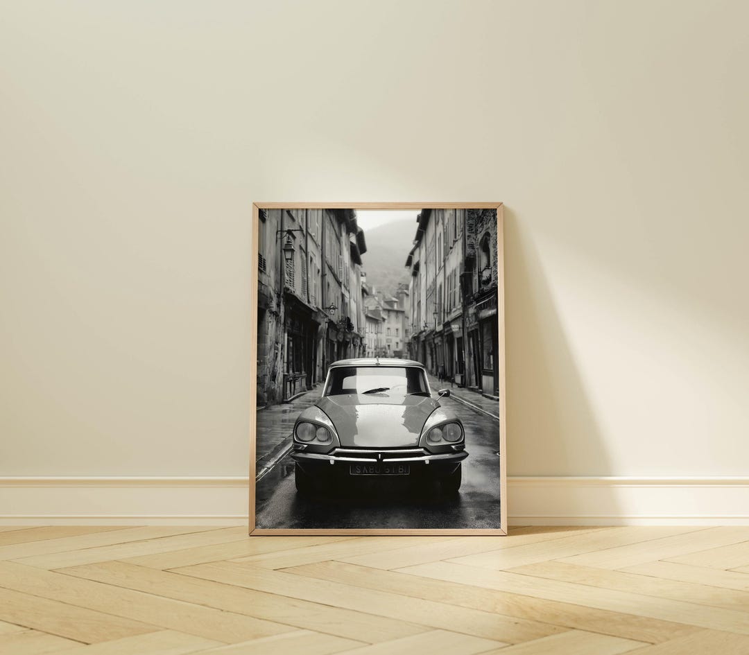 Citroen DS Poster Classic Car Photography Minimalist Housewarming Decor ...
