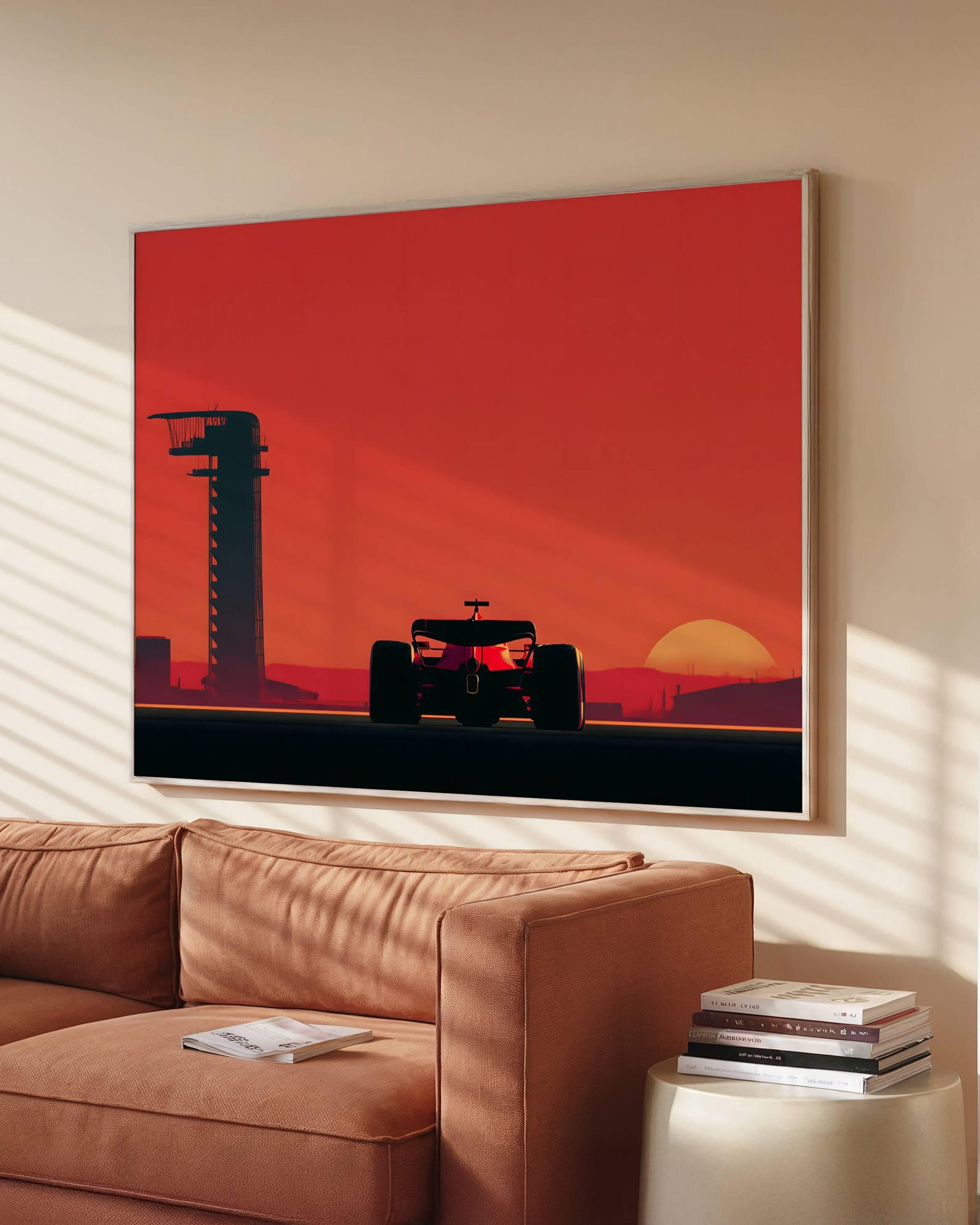 Charles Leclerc Austin USA Poster: 2023 Sunset Lap Ferrari Art - Etsy