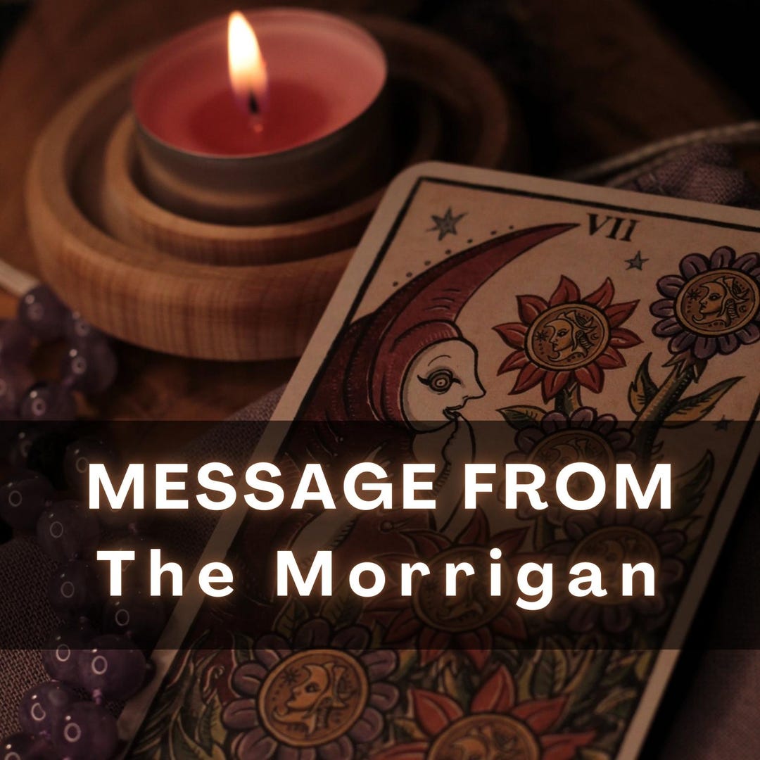 Message From the Morrigan, Deity Tarot Reading, 24-48 Hrs - Etsy