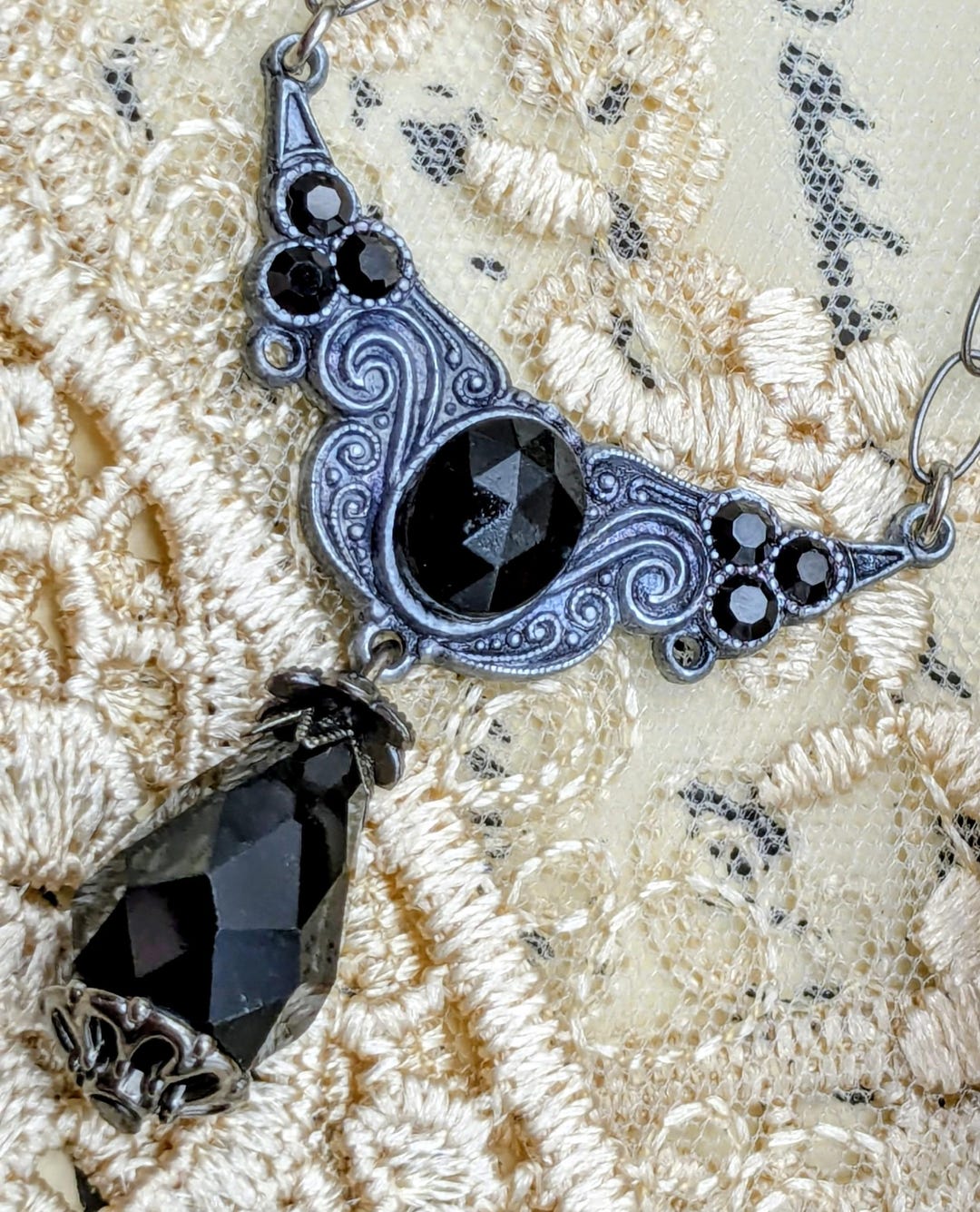 Victorian Inspired, Silver and 