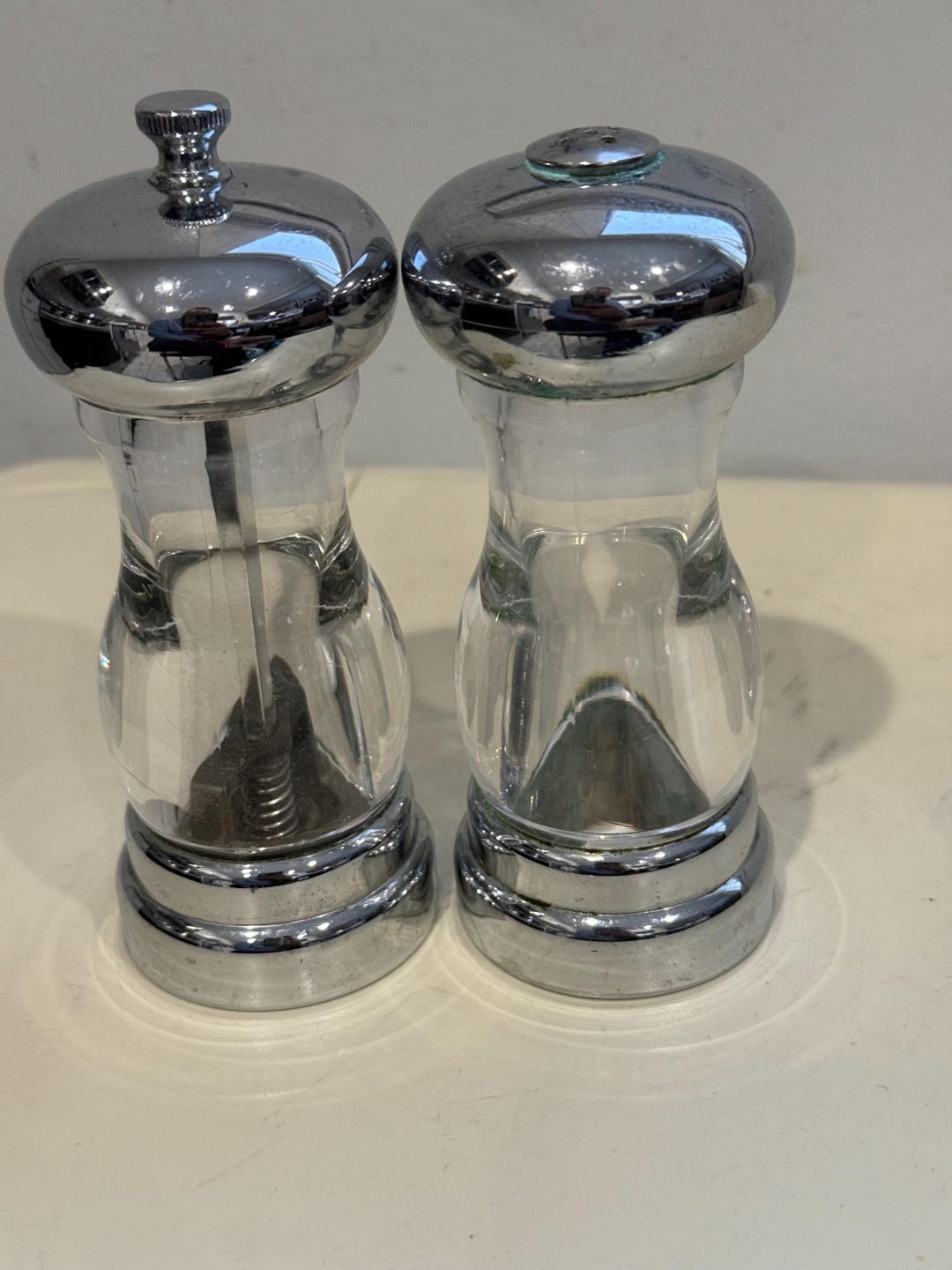 Vintage Olde Thompson Salt and Pepper Grinder Set - Etsy