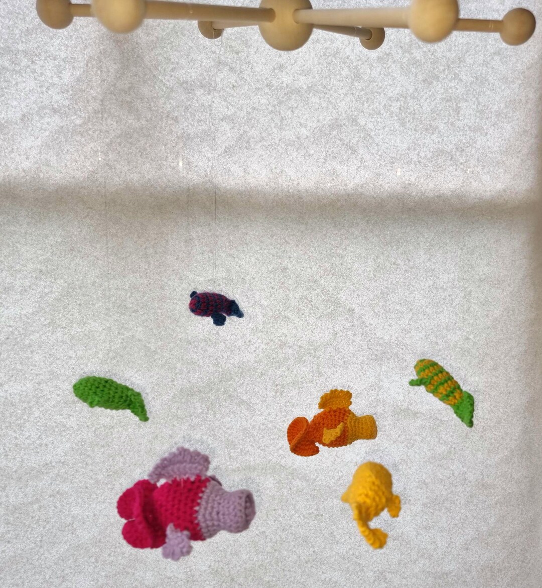 Mobile With Crocheted Fish - Etsy