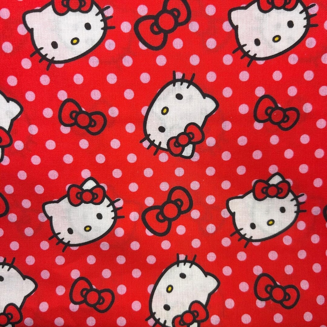 Hello Kitty Fabric 100% Cotton - Etsy