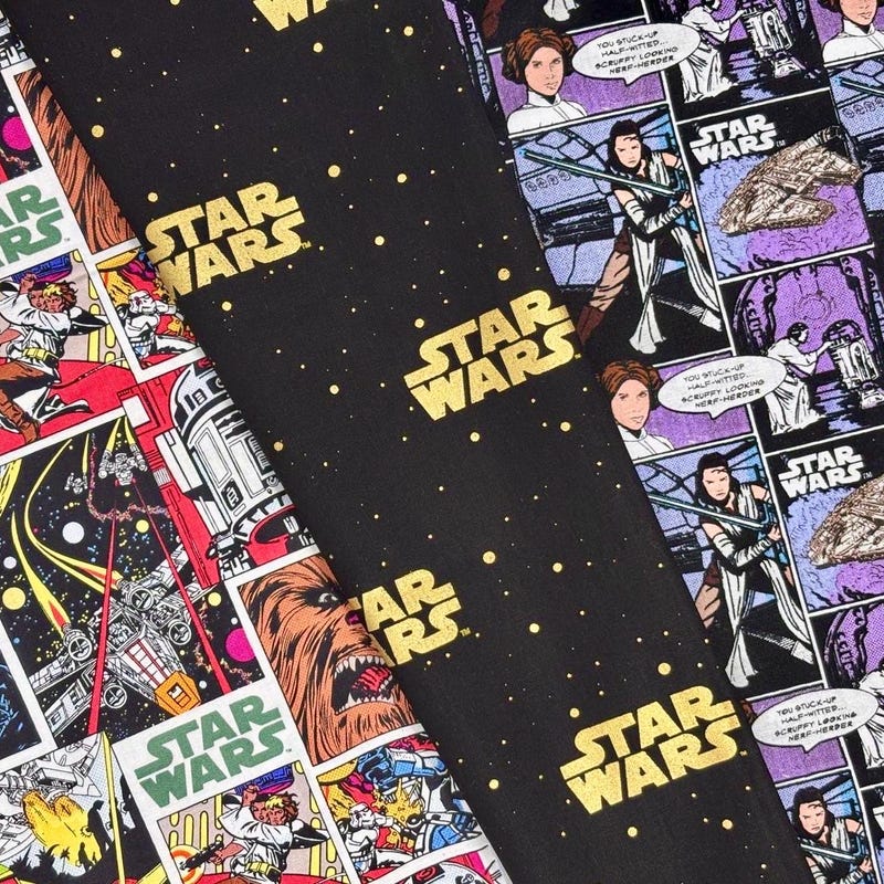 Starwars Fabric by the Yard - Etsy