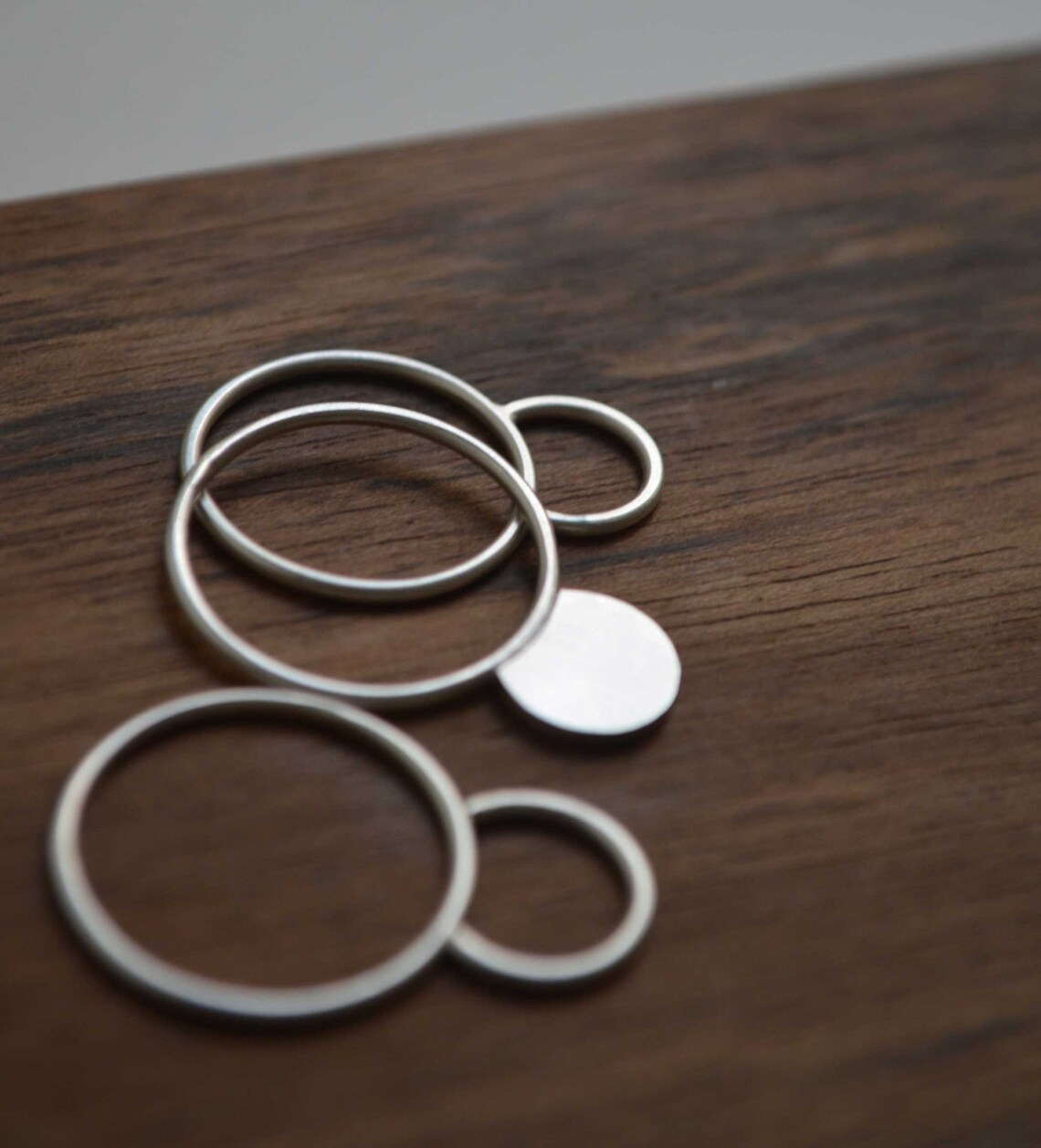 Stackable Ring Set Stacking Silver Rings | Etsy