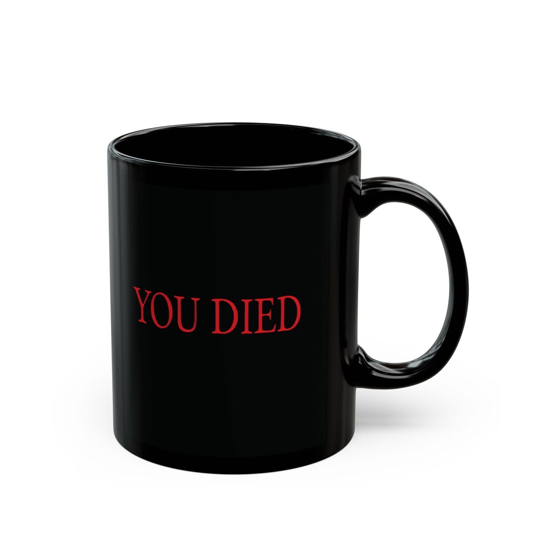 Dark Souls YOU DIED Mug, Gamer Coffee Cup, Video Game Gift, Soulslike ...