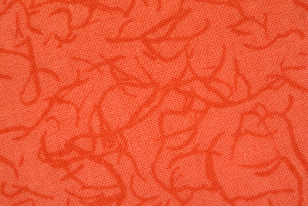 Vintage 1980s Unused Quilt/ Sewing Fabric in Cotton With Dark Red ...