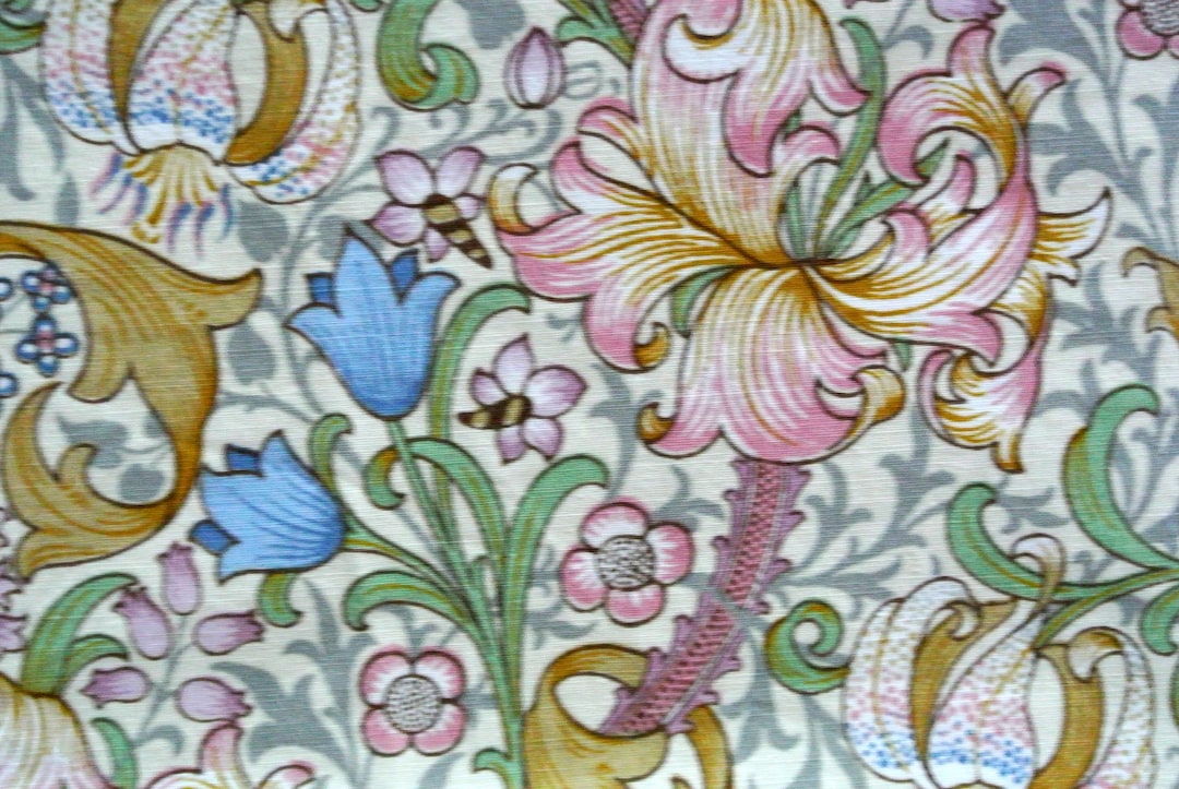 Vintage 1960s Arthur Sanderson Cotton Fabric Stew With Multicolor ...