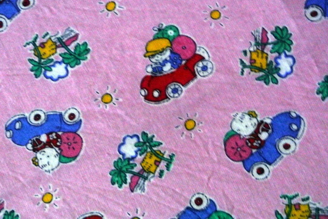 Vintage 1980s Fabric in Highquality Unused Prewashed Cotton With Small ...