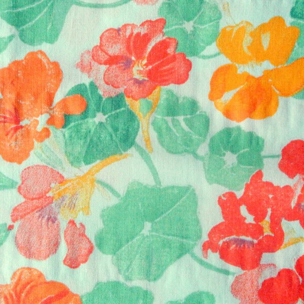 Pastel Flower Fabric - Etsy