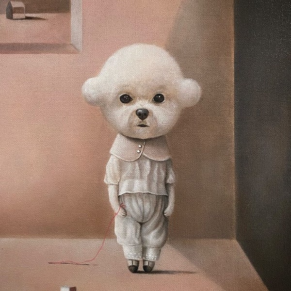 Bichon Painting - Etsy