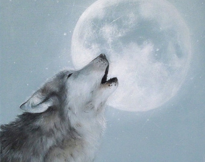 Fine Art Print of an Original Animal Painting time of - Etsy