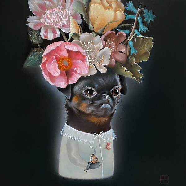 Brussels Griffon Art - Etsy