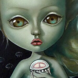 Mermay Art, Limited Edition Art Print, Pop Surrealism, Big Eyes ...