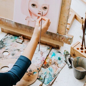 Mermay Art, Limited Edition Art Print, Pop Surrealism, Big Eyes ...