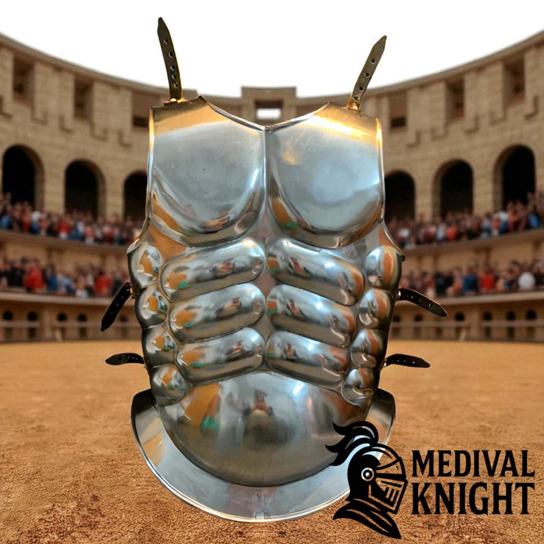Handcrafted Steel Roman Muscle Cuirass, Medieval Knight Breastplate ...