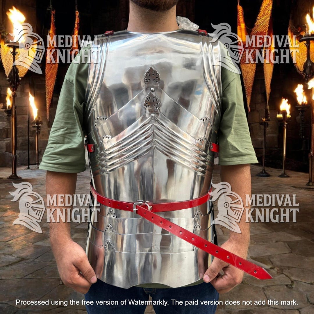 Medieval Knight Gothic Cuirass Chest Plate Armor Handmade Steel Cuirass ...