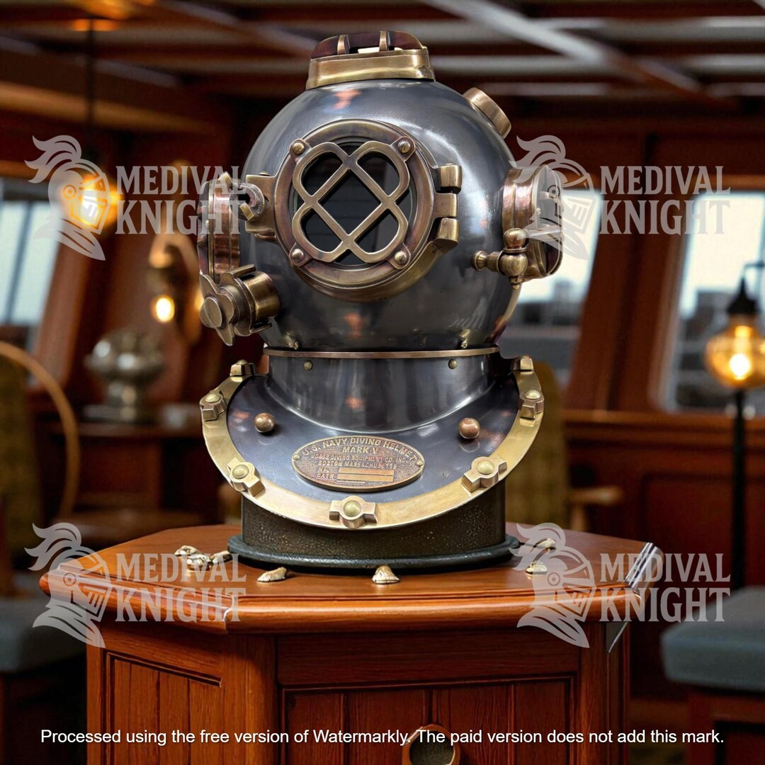 Antique Brass Diving Divers Helmet Collectibles Armor Helmet Solid ...