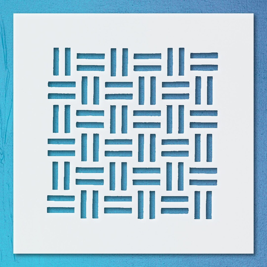 Geometric Linear Shapes Stencil for Modern Art, Crafts, and Home Decor ...
