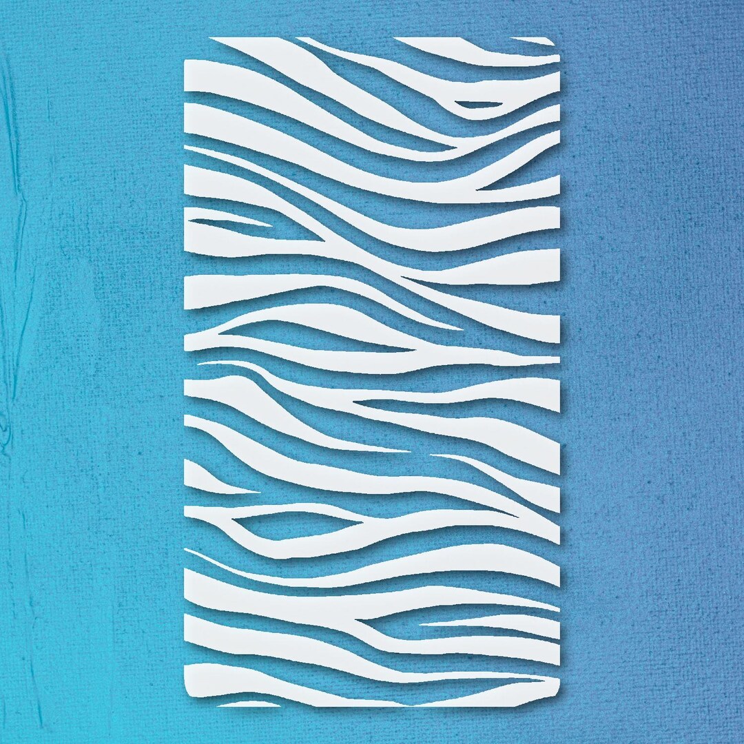 Wavy Alternating Stripes Stencil for Dynamic Pattern and Texture Design ...