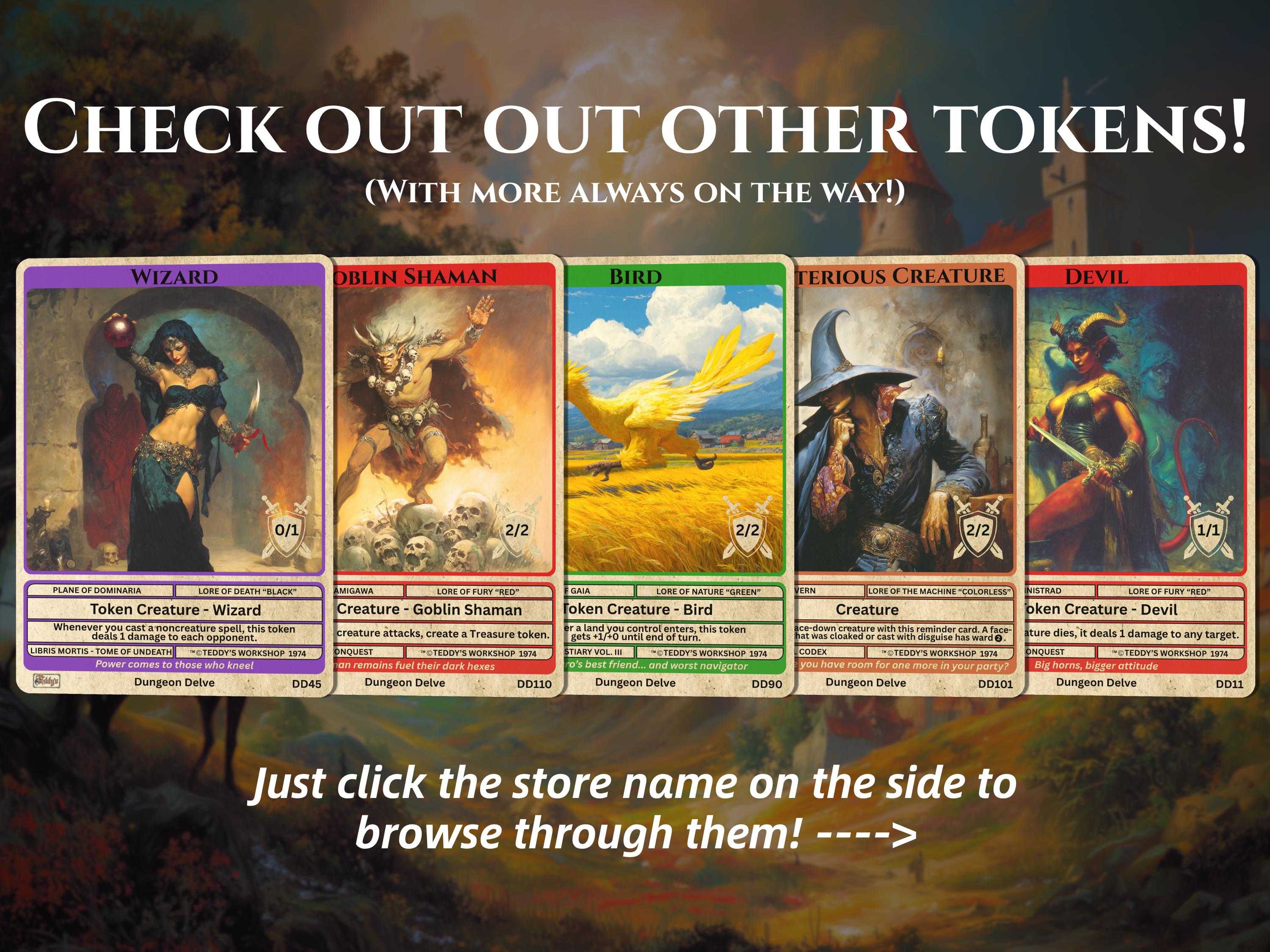 5x Rat 1/1 Cant Block MTG Token - Pixel Tokens by Teddy PX27 - Etsy