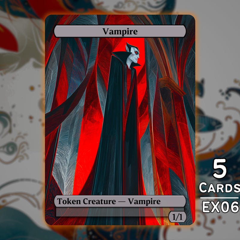 1/1 Vampire Tokens Mtg - Etsy