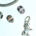 Pandora Style Charm Bracelet With Birthstone Charms Ruby Red - Etsy