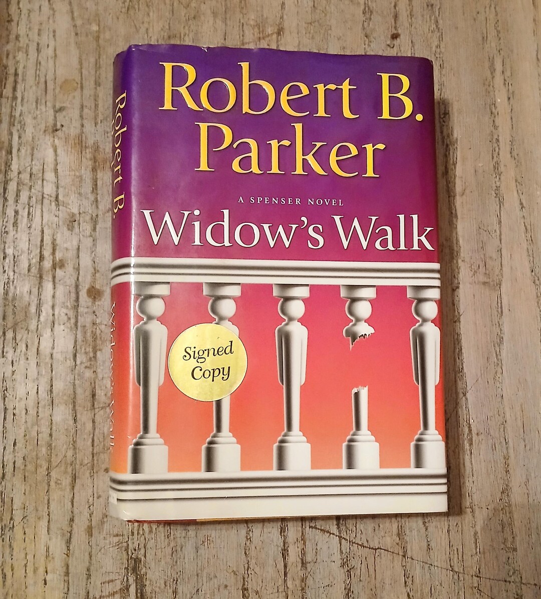 Widow's Walk by Robert B Parker 2002 AUTOGRAPHED Gift for Spenser Fans ...