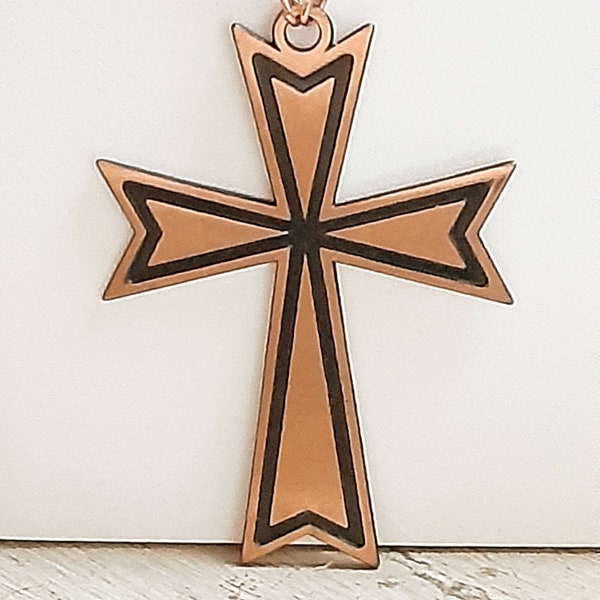 Clergy Cross Necklace - Etsy